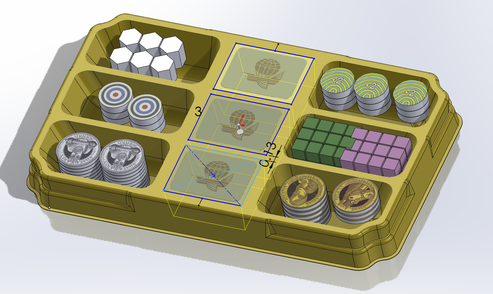 Feudum by Odd Bird - Trays, Trinkets & Timetables! - Gamefound