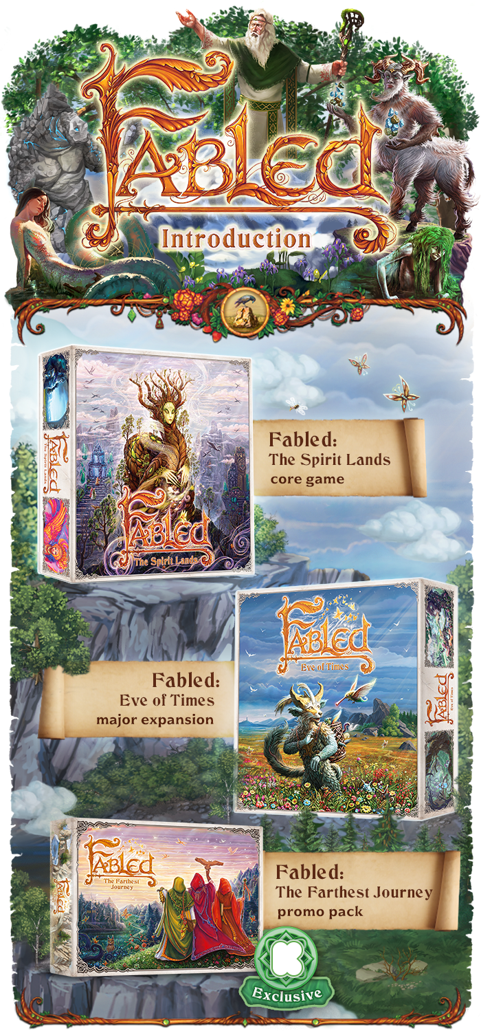 Fabled: The Spirit Lands + Expansion by CrowD Games - Gamefound