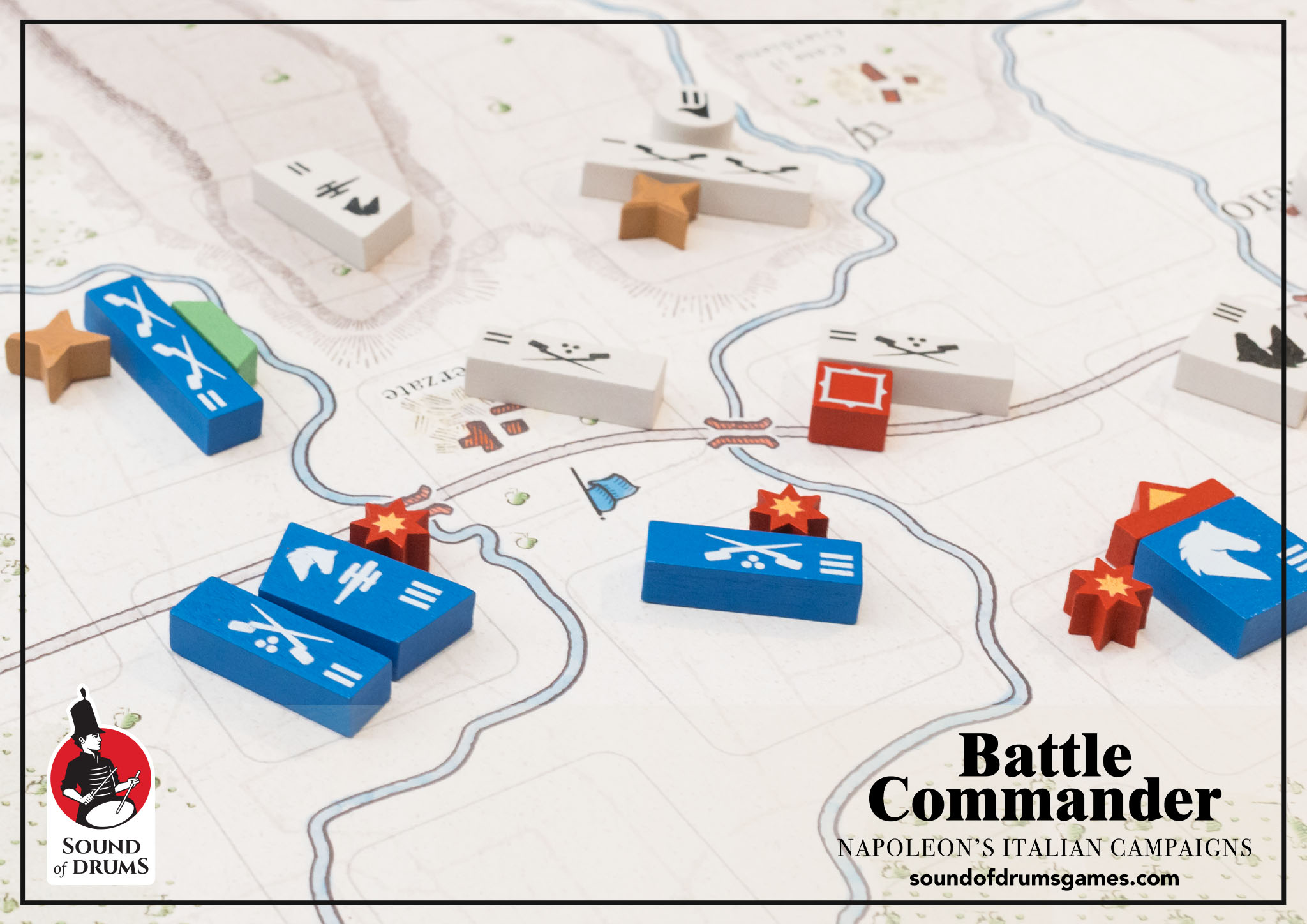 Battle Commander Volume I by Sound of Drums GmbH - Wood blocks & tokens ...