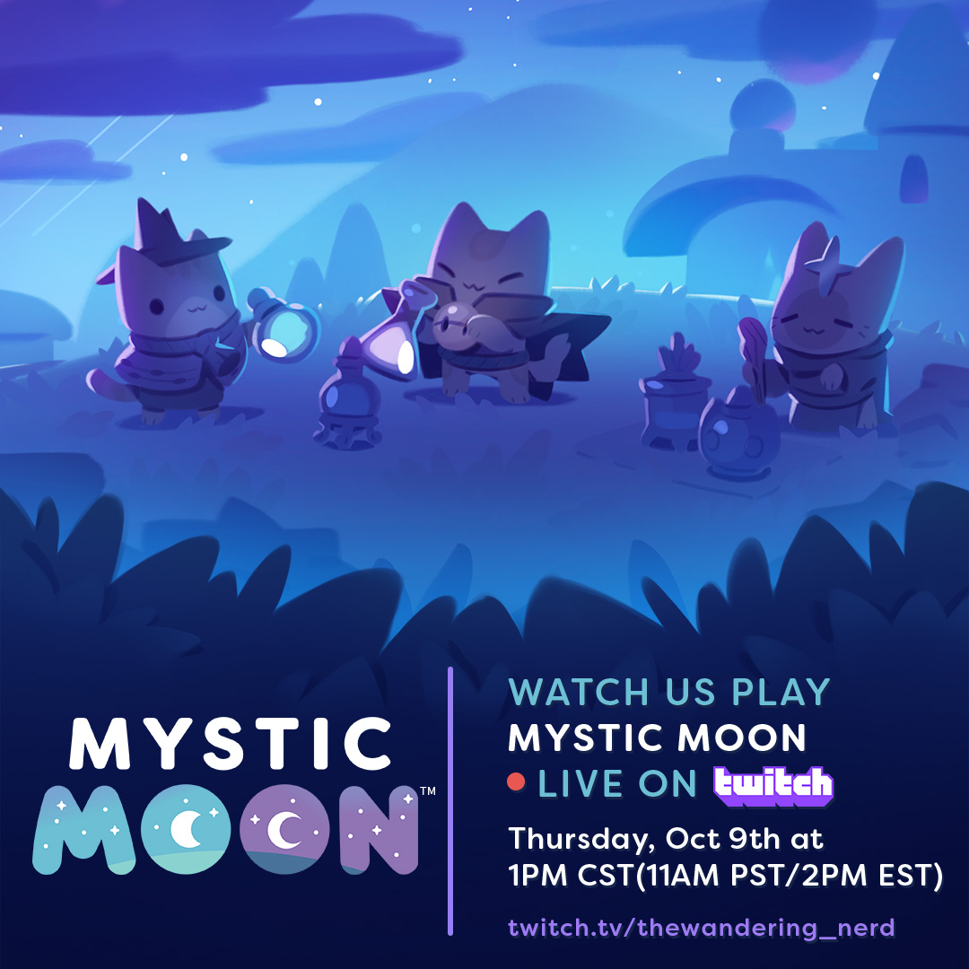 Mystic Moon by Unstable Games - Watch Us Play Mystic Moon LIVE - Gamefound