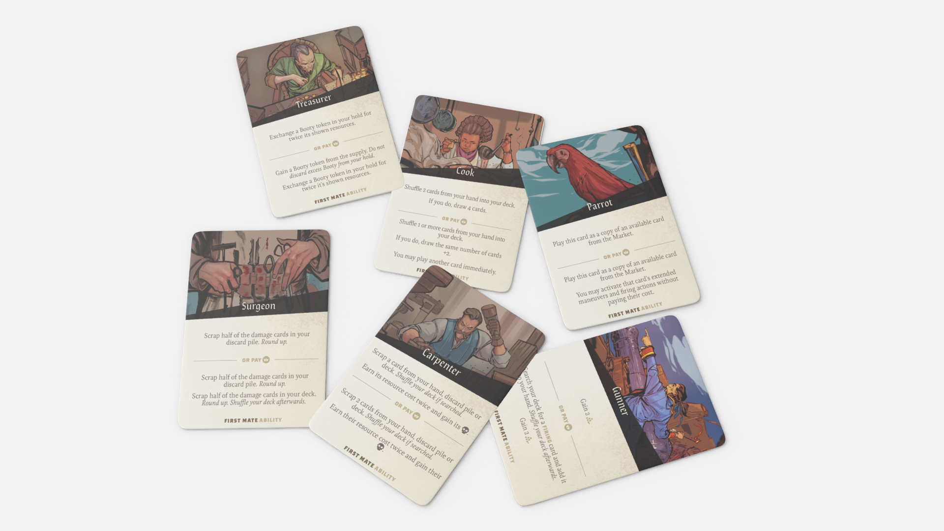 Seas of Havoc Reprint & First Mates Expansion by Rock Manor Games ...