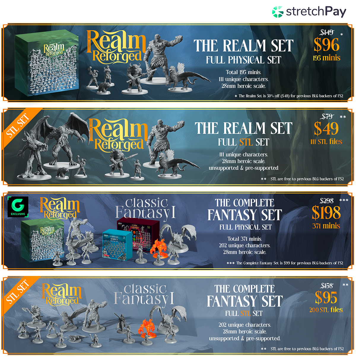 Realm Reforged: Essential Fantasy Miniatures -- Physical & STL by ...