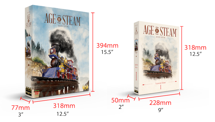 Age of Steam Deluxe Expansion Volume IV + Acrylic Track Tiles by Eagle ...