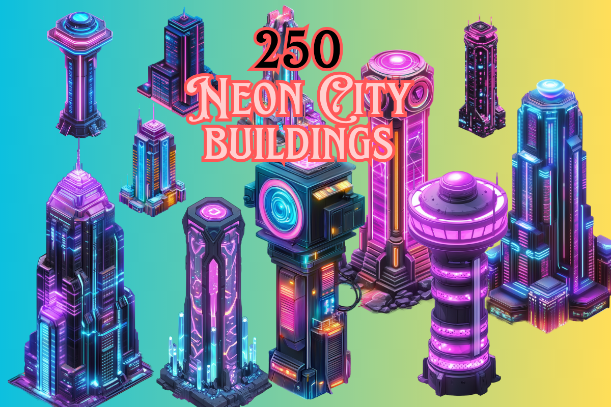 1600 Sci-Fi Textures, 550 Isometric Assets for Map Making and 1870 Sci ...