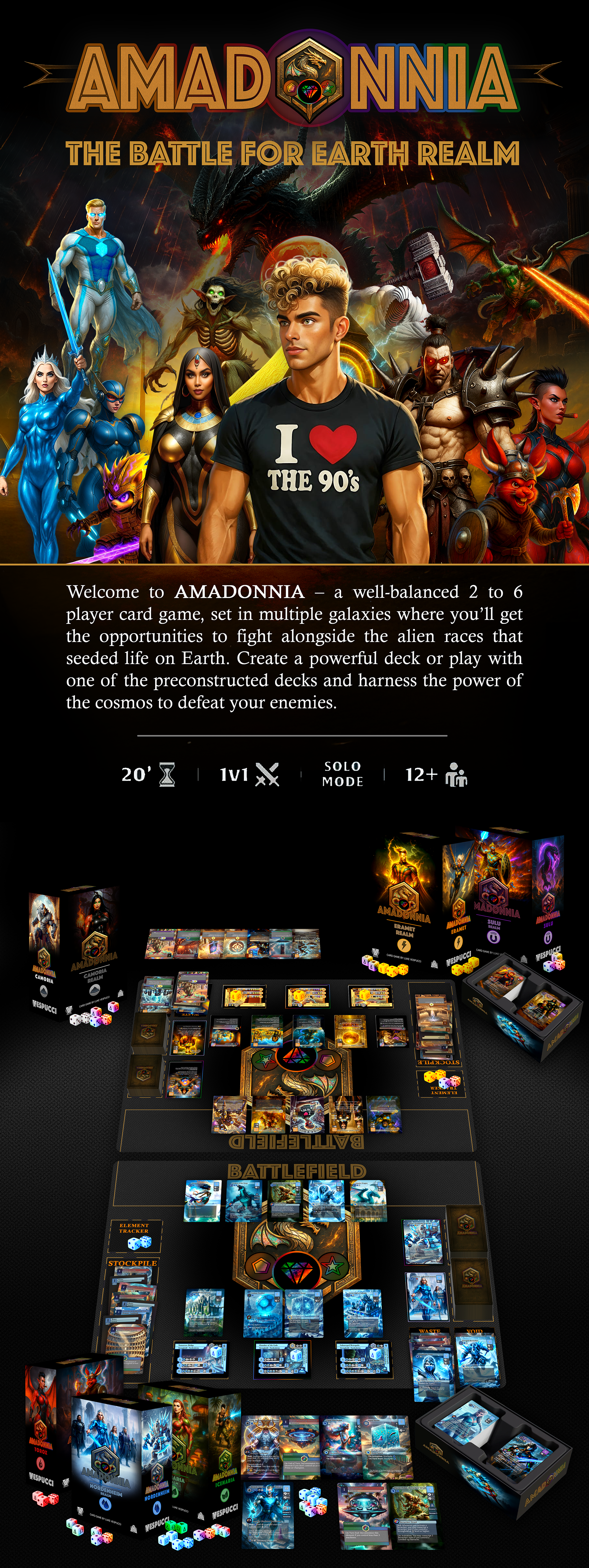 Amadonnia by Vespucci Designer Gaming - Gamefound