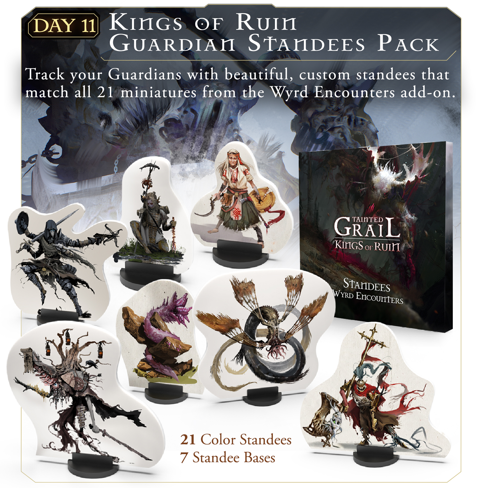 Tainted Grail: Kings of Ruin by Awaken Realms - Day 11: Standees are ...