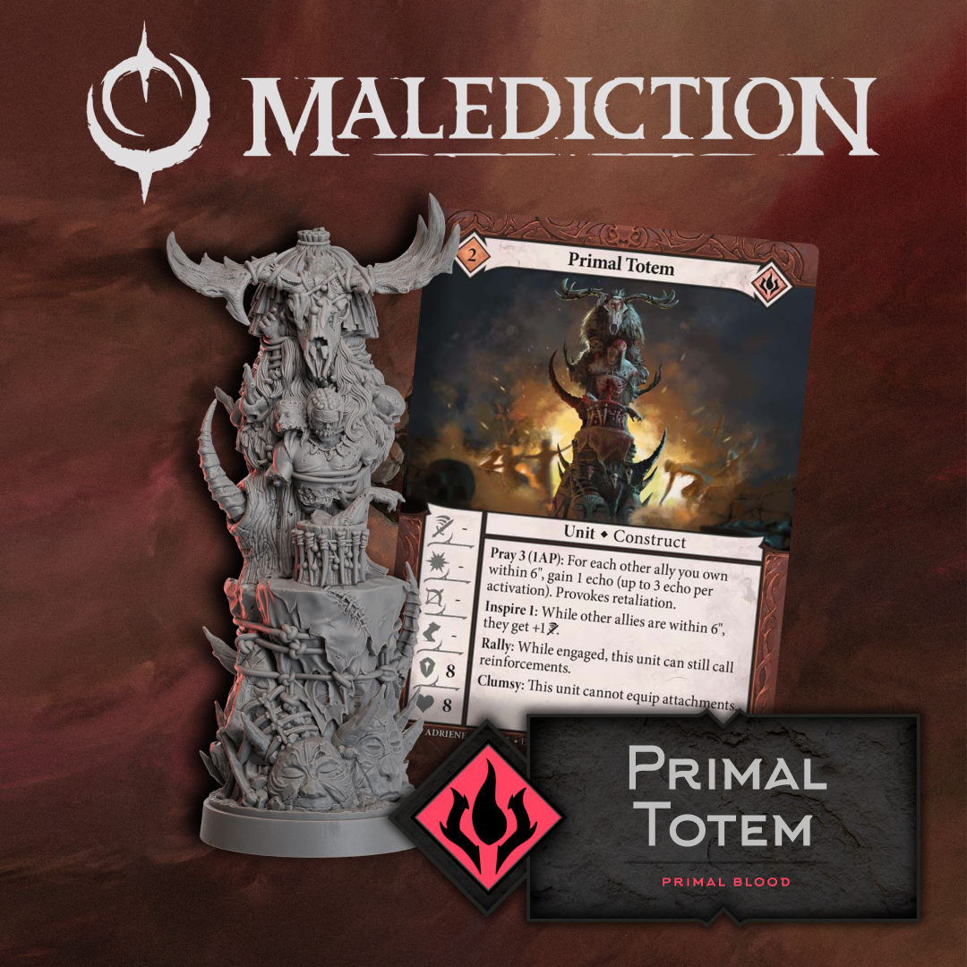 Malediction - Miniatures Card Game by Loot Studios - Enter the Primal ...