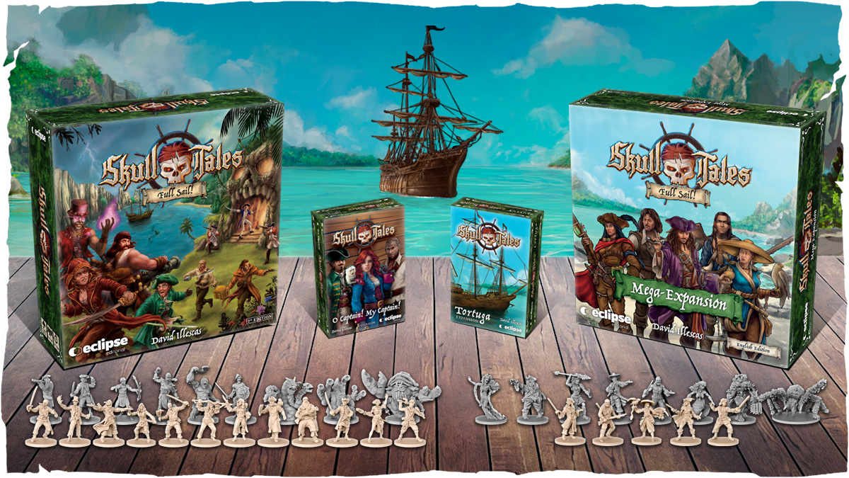 Skull Tales: Full Sail! v2 & expansions by Draco Ideas - Gamefound