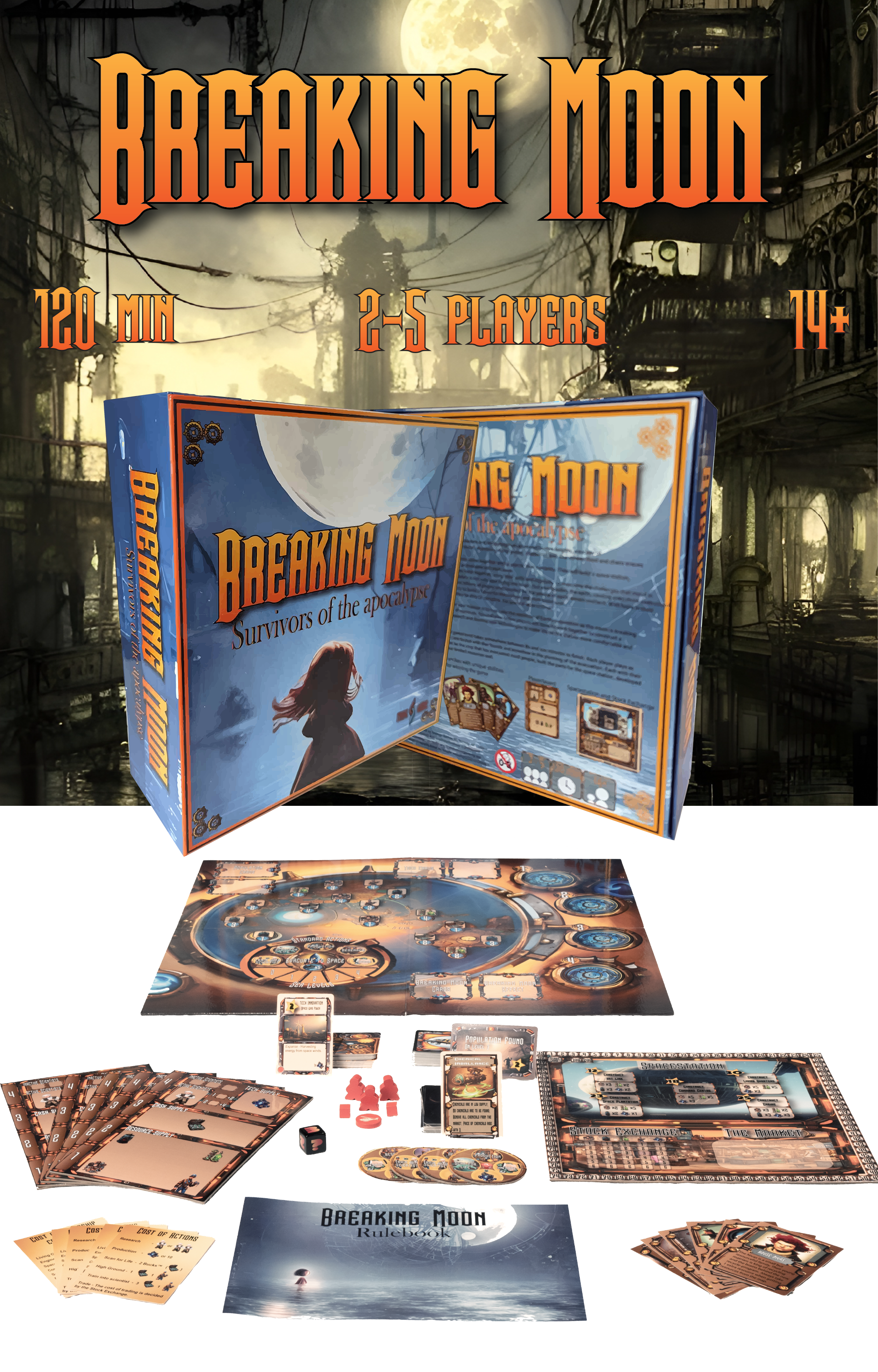 Breaking Moon - Survivors of the apocalypse by Strange Games - Gamefound