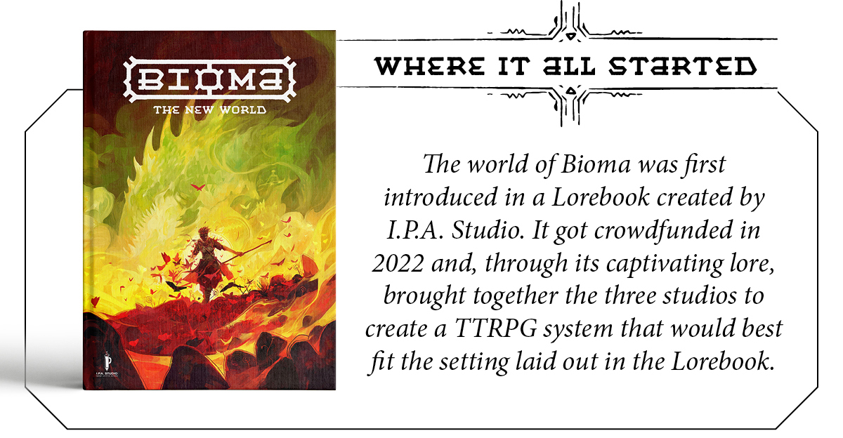 Bioma - The Roleplaying Game by Grim Moon Studio - Gamefound
