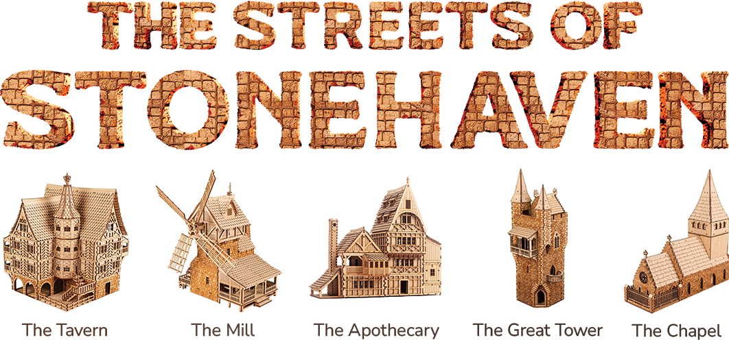 Streets Of Stonehaven - Modular Terrain by I Built It - Gamefound