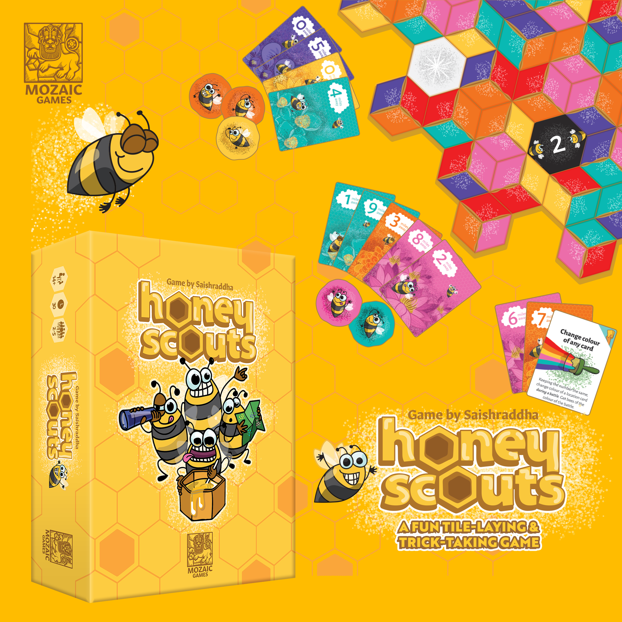 HONEY SCOUTS - Bee the Champion! by MOZAIC GAMES - Gamefound