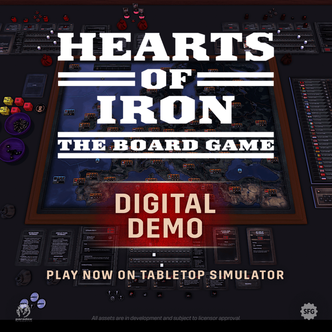 Hearts of Iron: The Board Game by Steamforged Games - Play the Digital ...