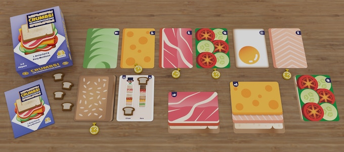 Crumbs! The Sandwich Filler Game by Minerva Tabletop Games - Gamefound