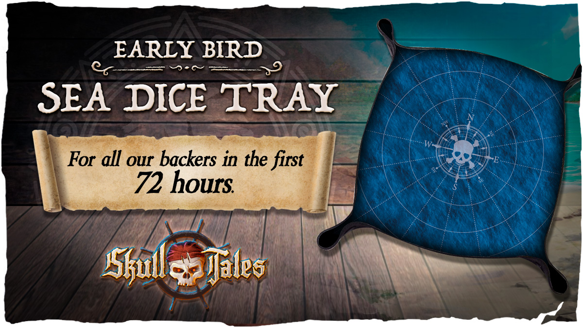 Skull Tales: Full Sail! v2 & expansions by Draco Ideas - FREE dice tray, wooden pirate chests ...