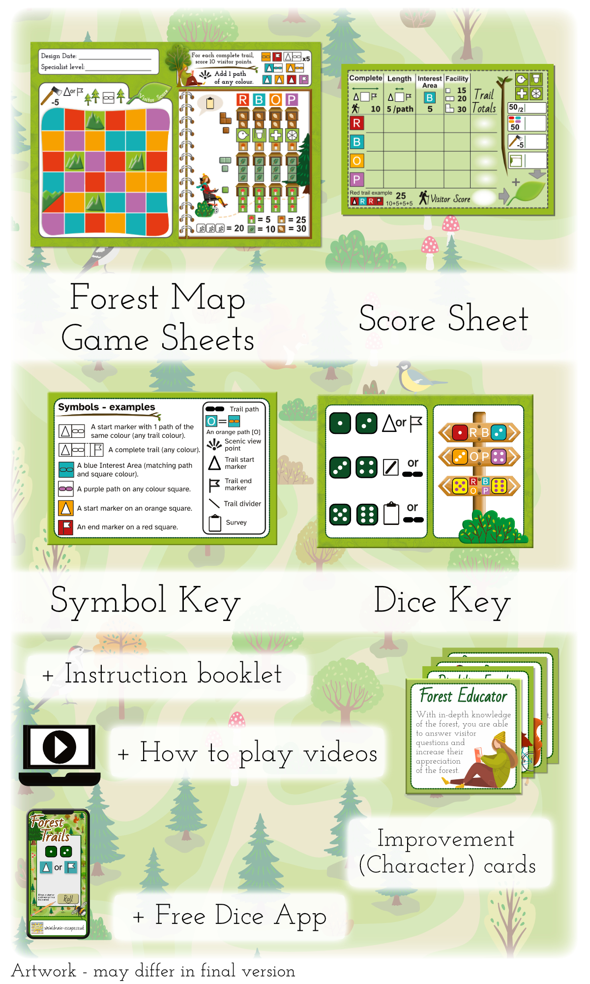 Forest Trails by Kevin Watch - Brain Escape Games - Gamefound