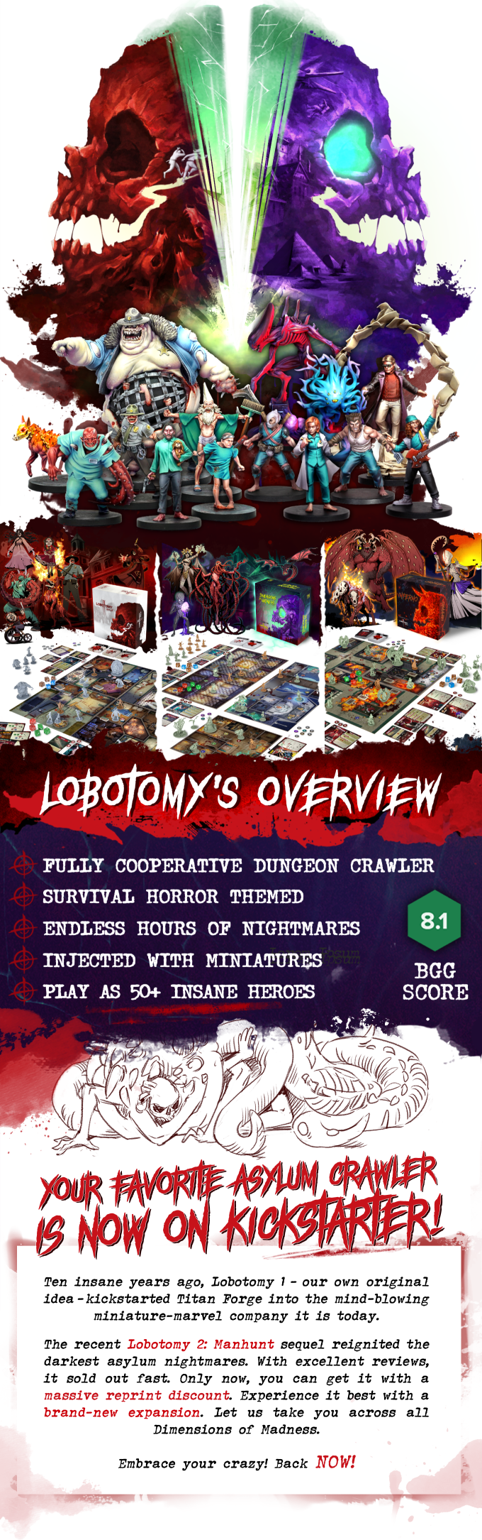 Lobotomy 2: Dimensions of Madness by Titan Forge - Gamefound