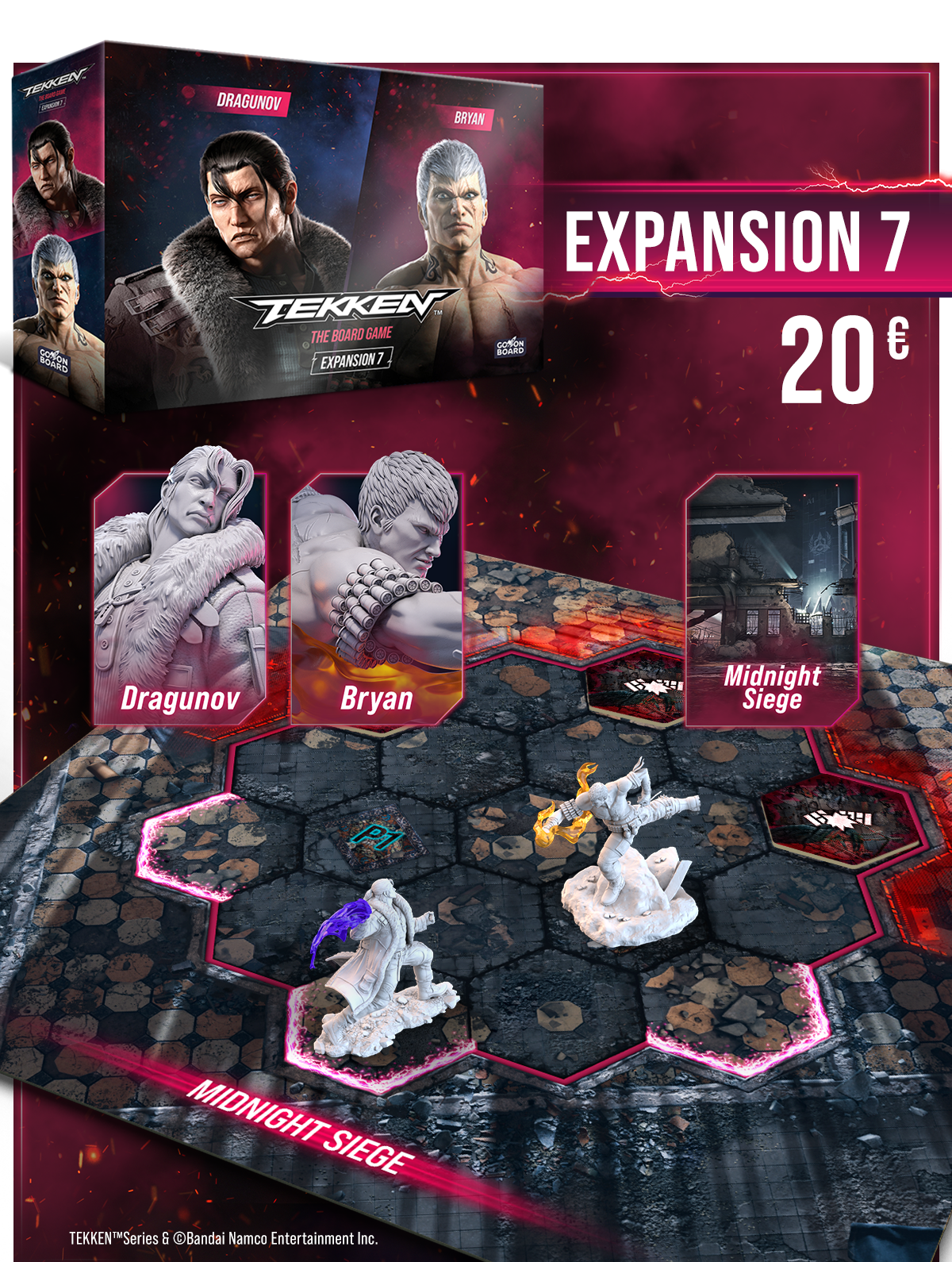 TEKKEN - The Board Game by Go On Board - Only 1 Day Left to Back TEKKEN ...