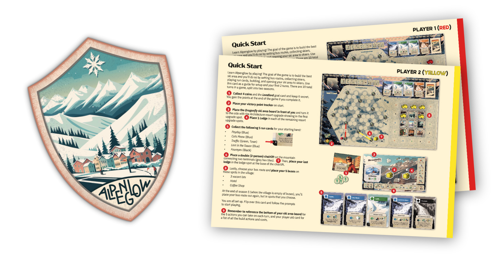 Alpenglow: The Ski Resort Board Game by Waterworks Games - Alpenglow on ...