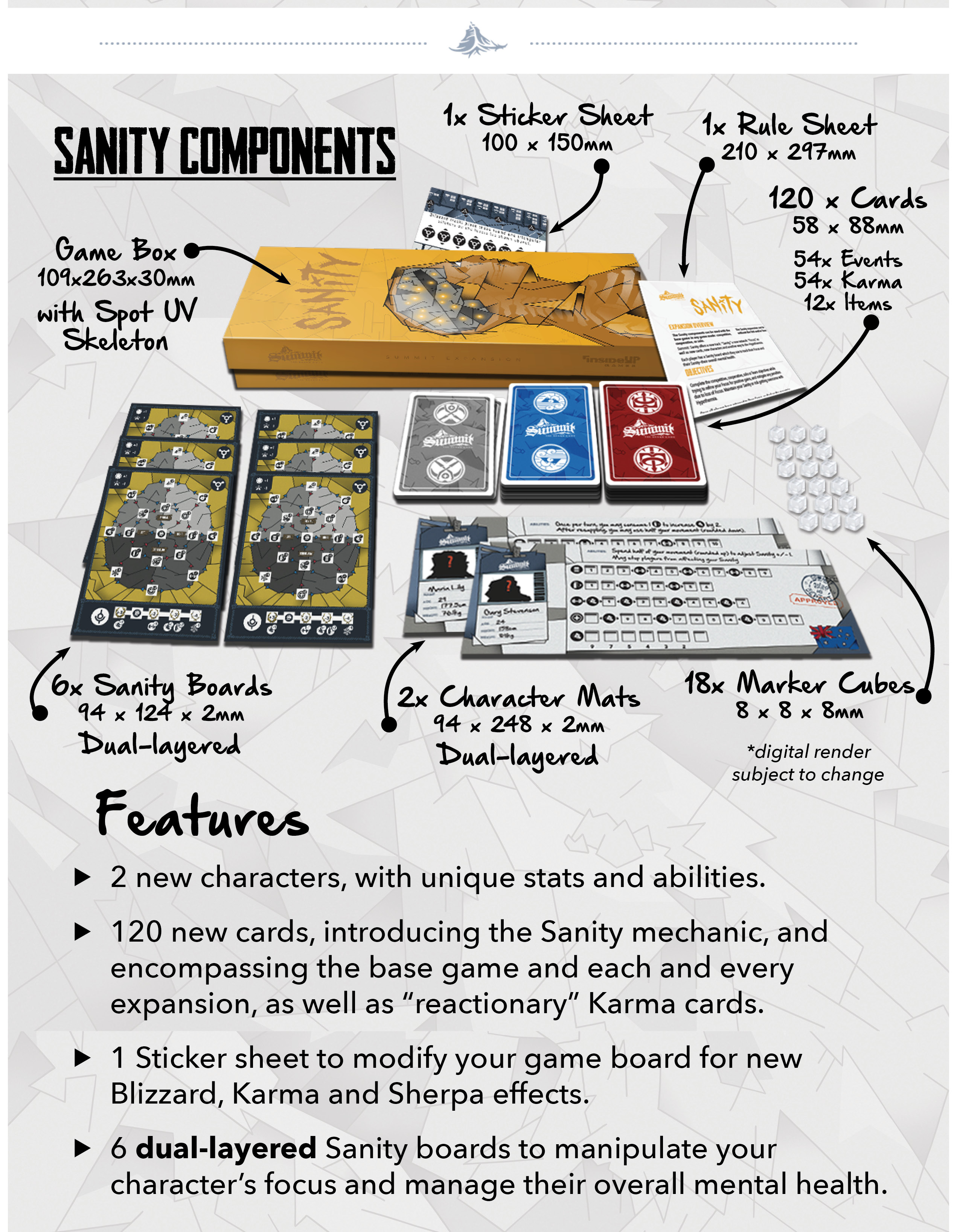 Summit: Sanity + BIG BOX by Inside Up Games - Gamefound