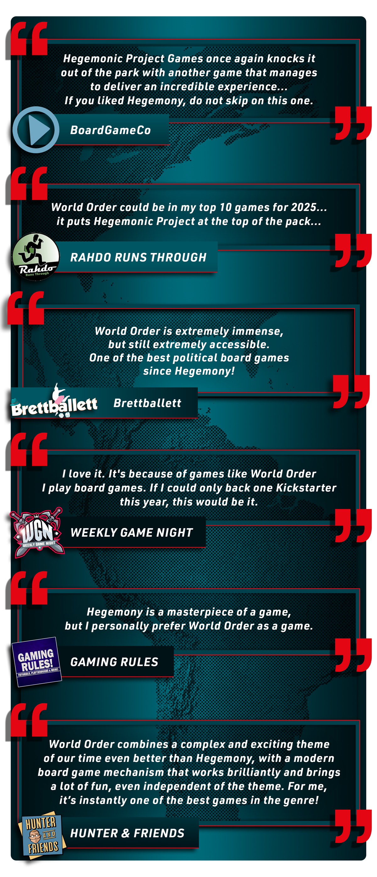 World Order by Hegemonic Project Games - Gamefound