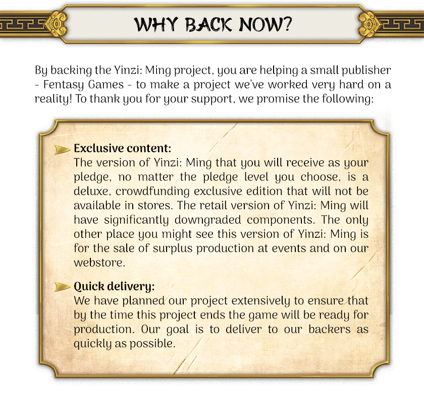 Yinzi: Ming by Fentasy Games - Gamefound