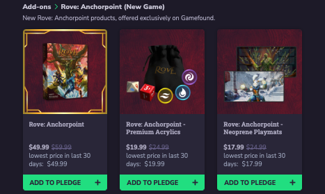 Rove: Anchorpoint + Rove Reprint by Addax Games - Which Pledge is right ...