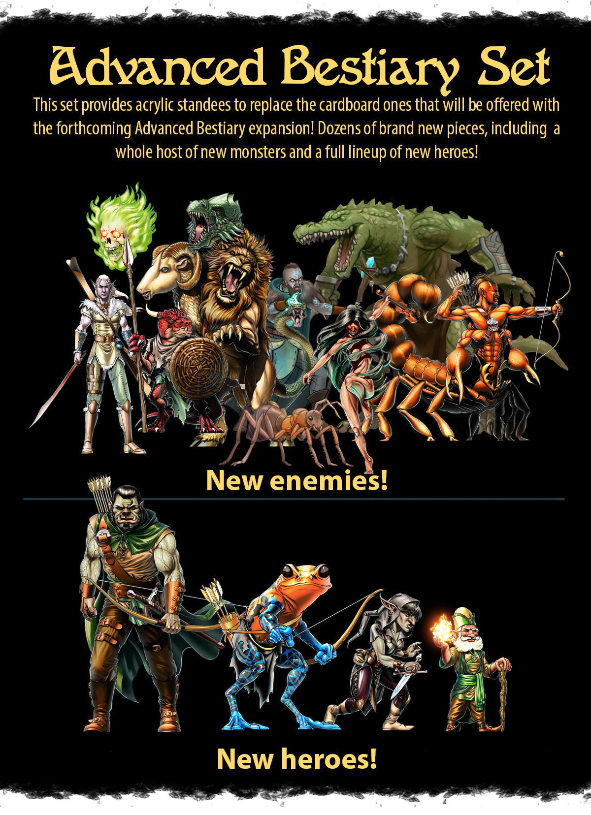 League of Dungeoneers Acrylic Standees by von Braus Publishing AB ...