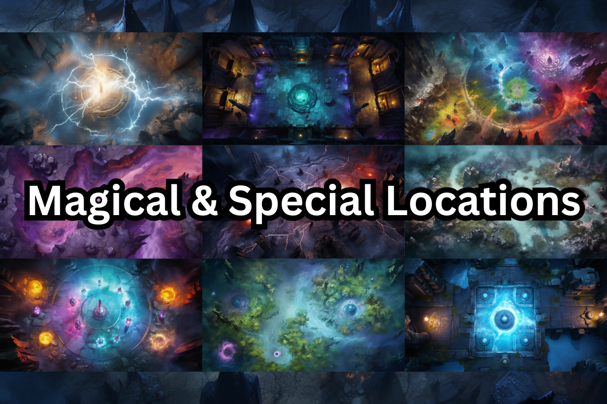 1200 Fantasy Battle Maps: Biomes, Cities, and Dungeons for TTRPGs by ...