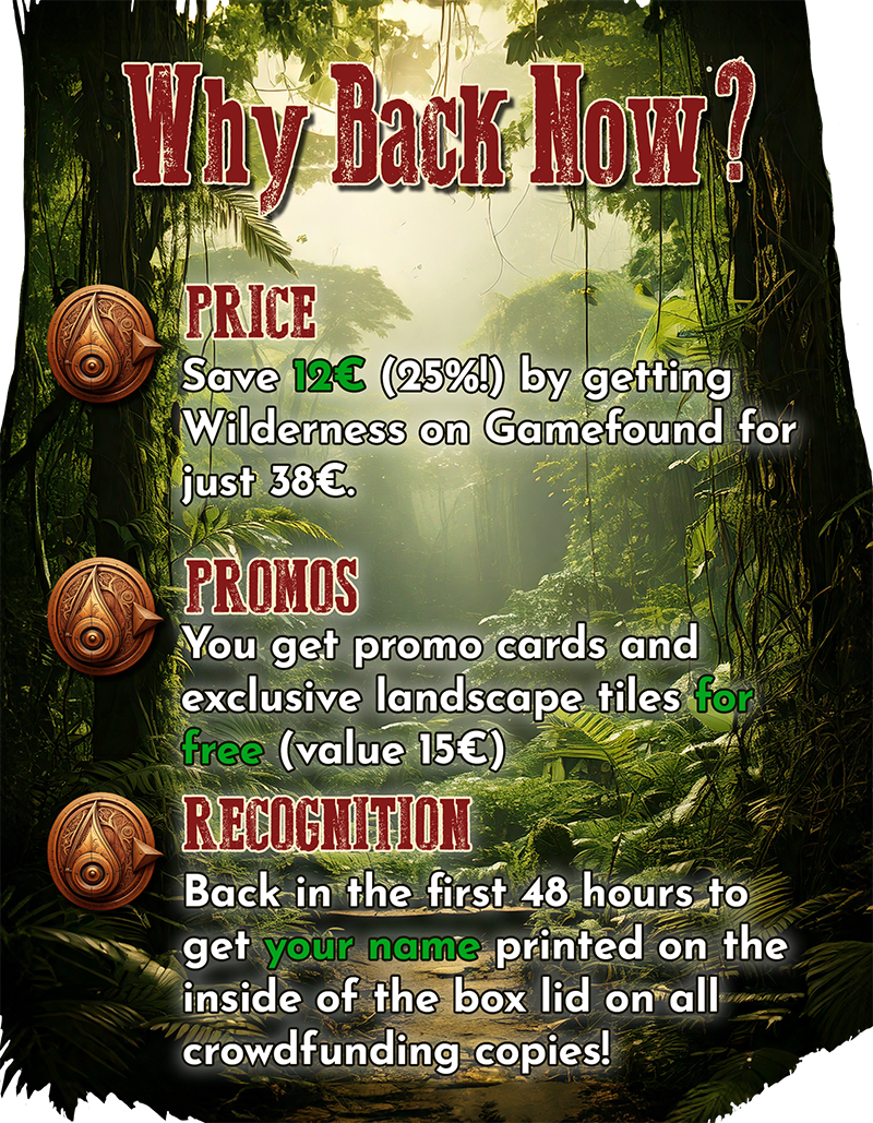 Wilderness - A Game of Survival (2nd Edition) by FryxGames - Gamefound