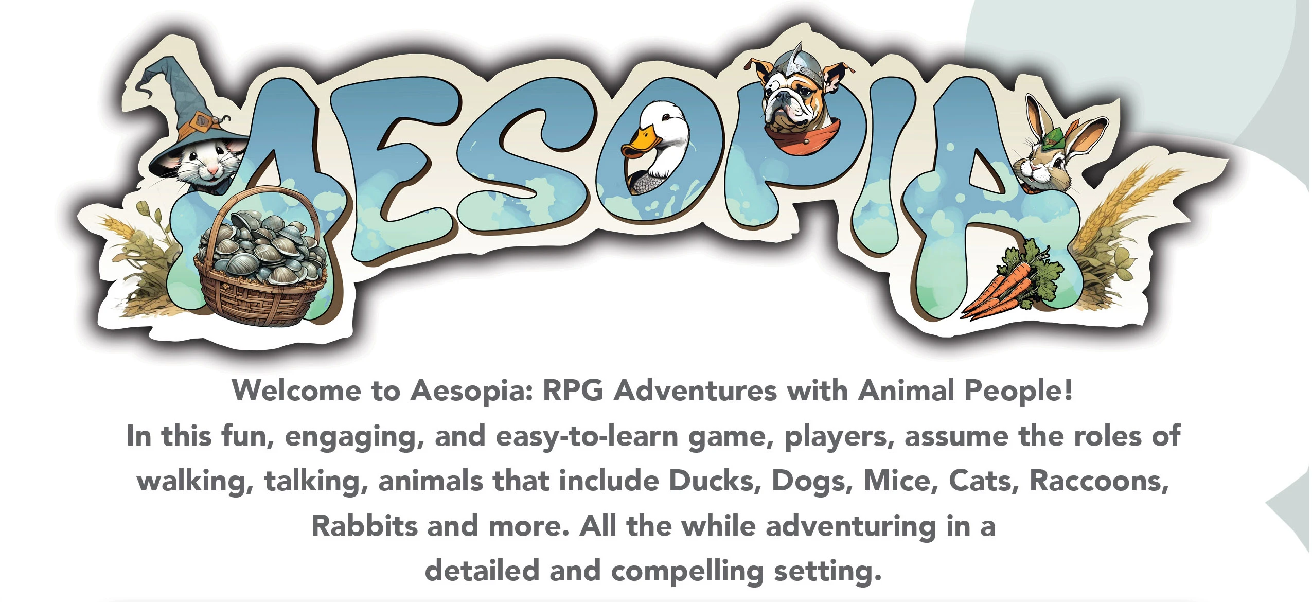 Aesopia: RPG Adventures with Animal People by Skirmisher Publishing LLC ...