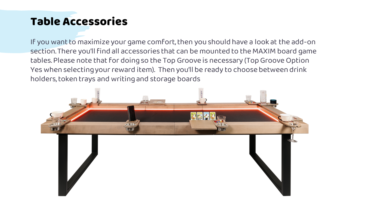 PlayMaxim: MAXIM Premium Board Game Table by Kapplex The Choice Of ...