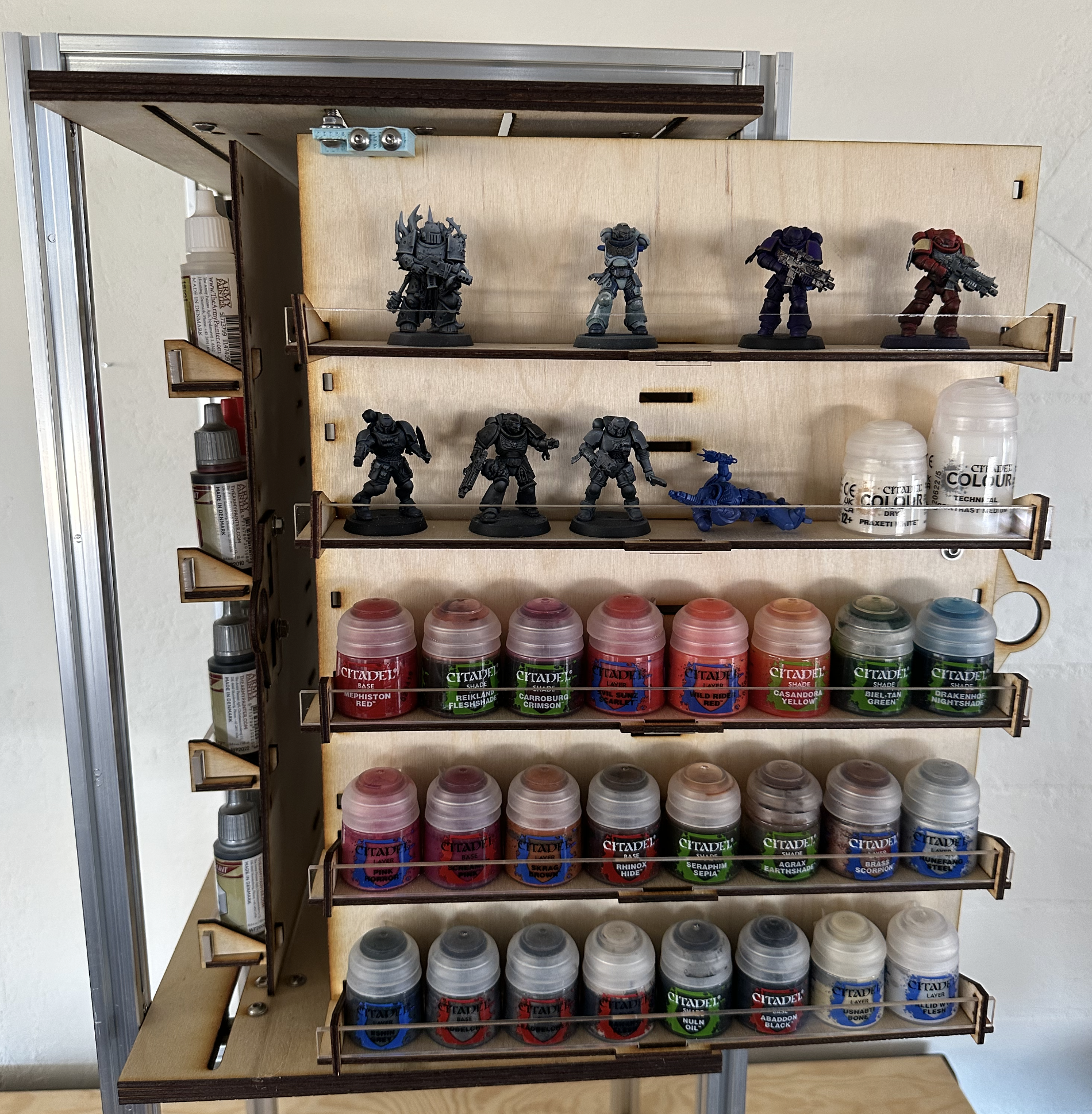 MIXRACK Modular Paint Storage and Hobby Workstation by Grim Rabbit ...