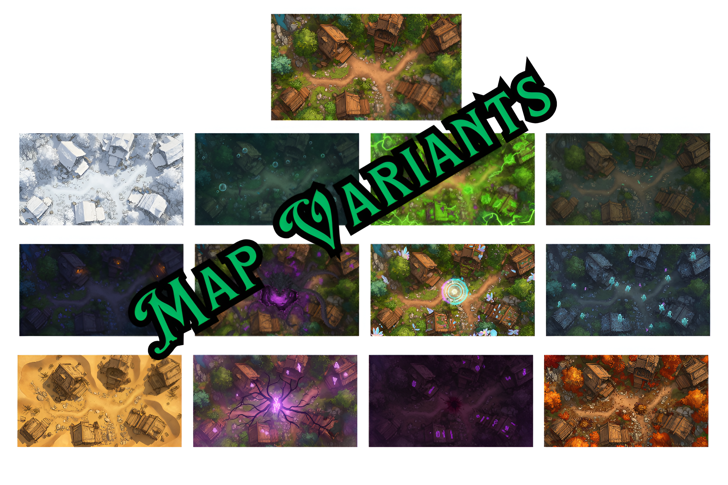 Forest Battle Map Pack – 720 RPG Maps by Agnesagraphic - Gamefound