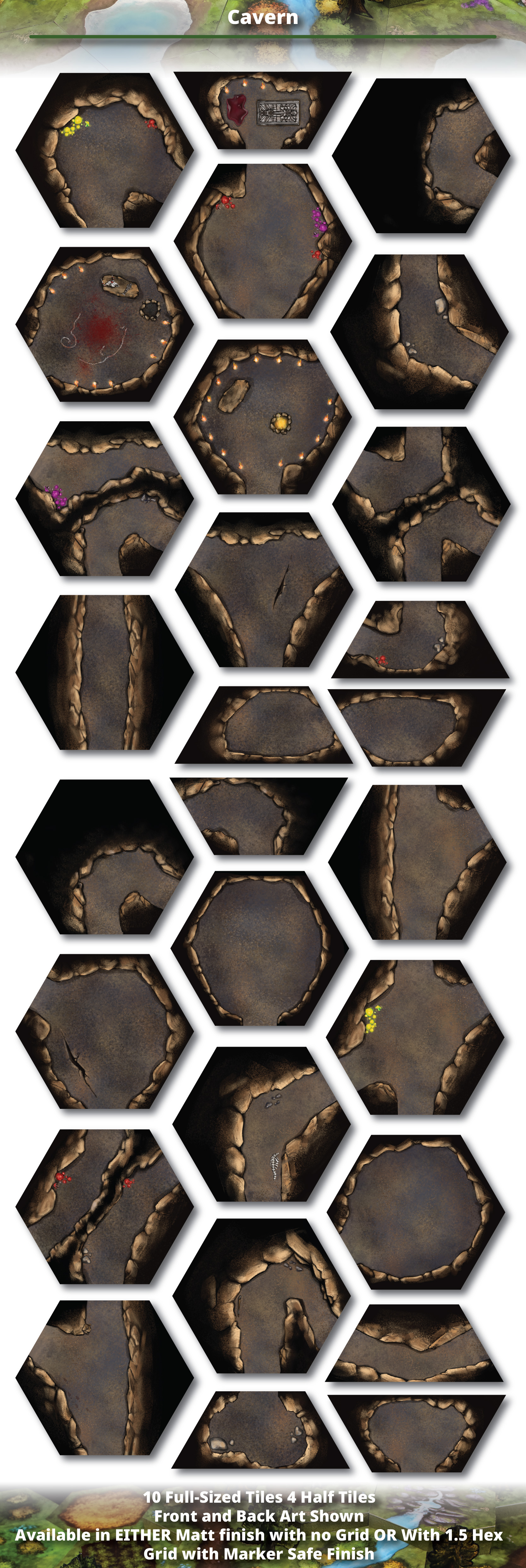 TerraTiles: Hexagon Terrain Tiles for RPGs and Wargames by Ravenkeep ...