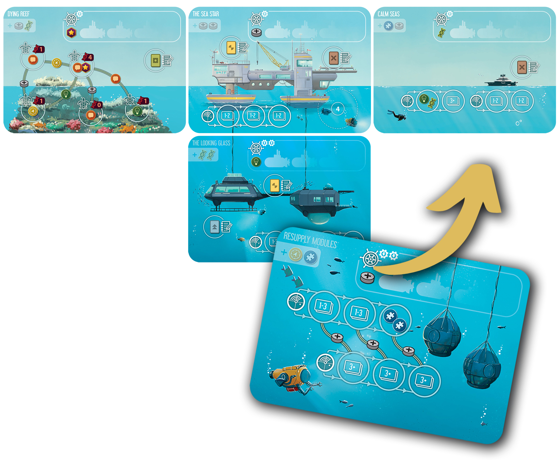 Endeavor: Deep Sea by Age of Gaming - Endeavor: Deep Sea The Shifting ...