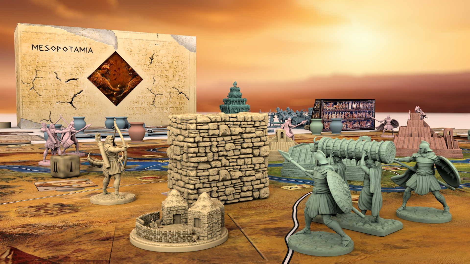 Mesopotamia by Meeple Pug - Discover Mesopotamia in UKGE - Gamefound