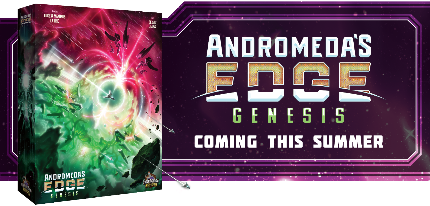 Andromeda's Edge: Genesis by Cardboard Alchemy - Gamefound