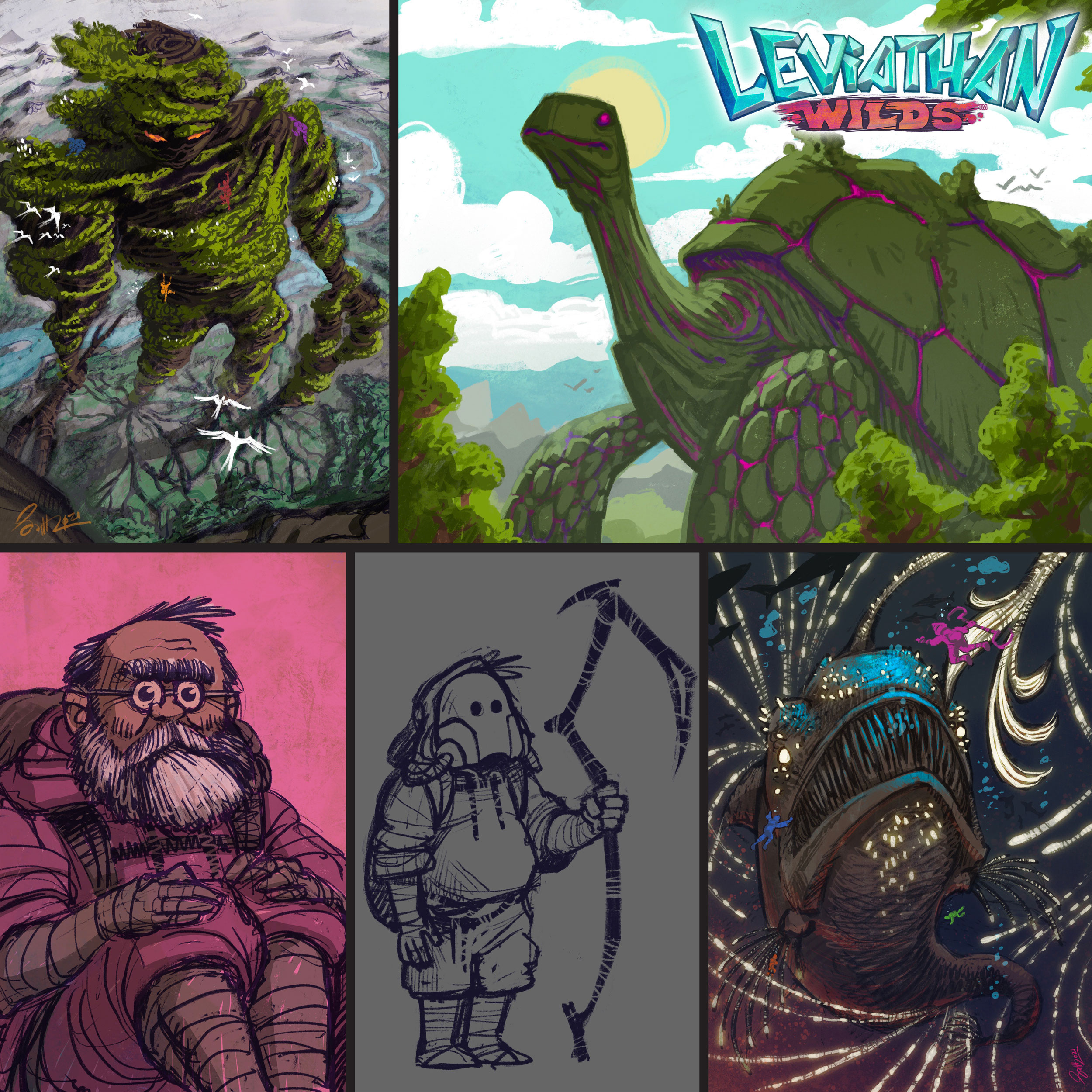 Leviathan Wilds Second Printing (Plus Deepvale Expansion!) by Moon Crab ...