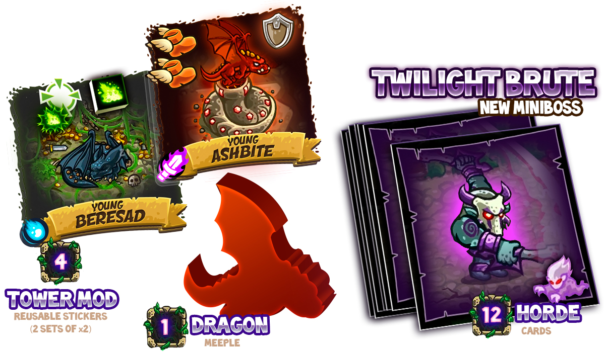 Kingdom Rush: Elemental Uprising by Lucky Duck Games - New Addon ...