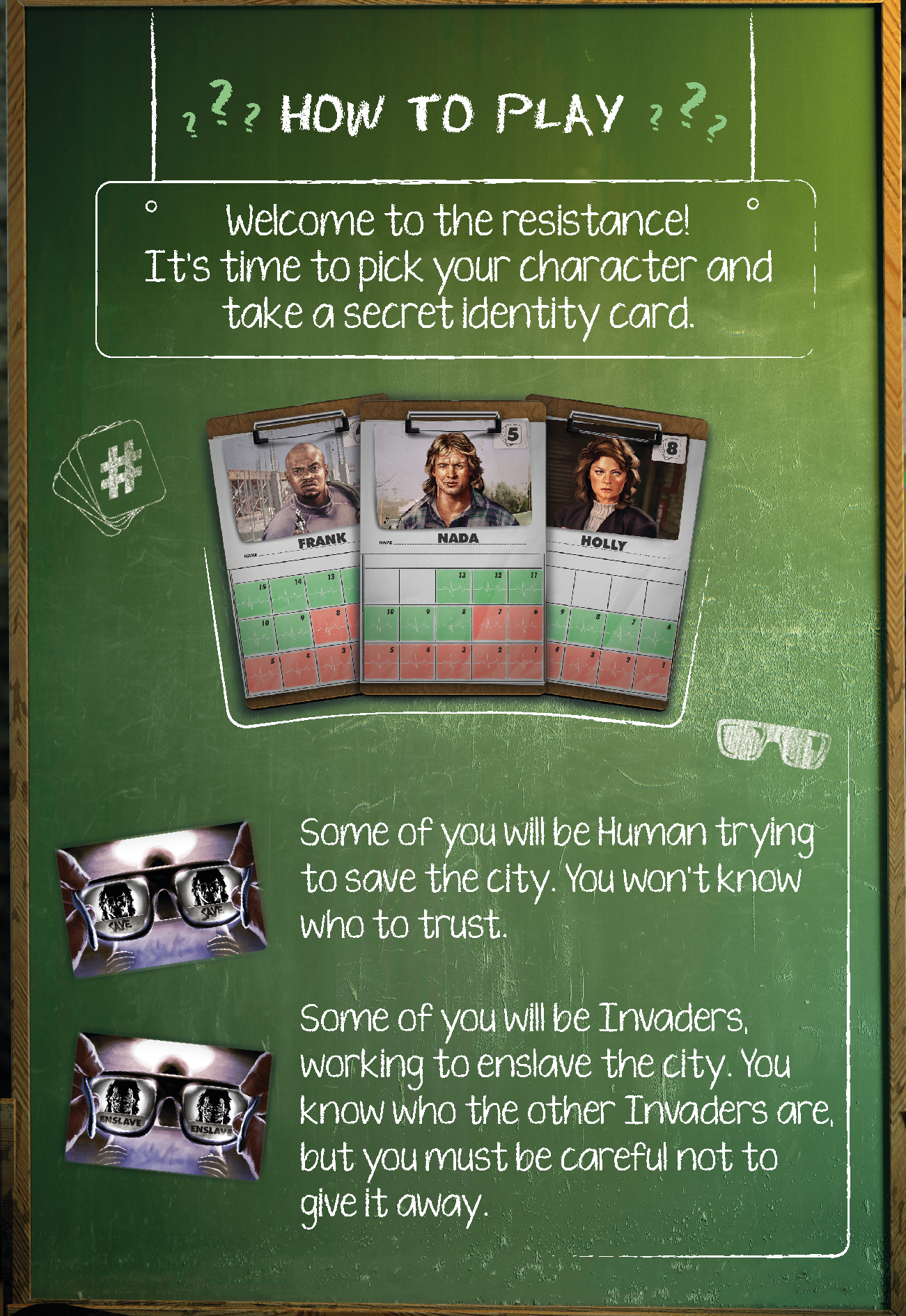 They Live: The Card Game - Save The City/Enslave The City by Iconiq ...