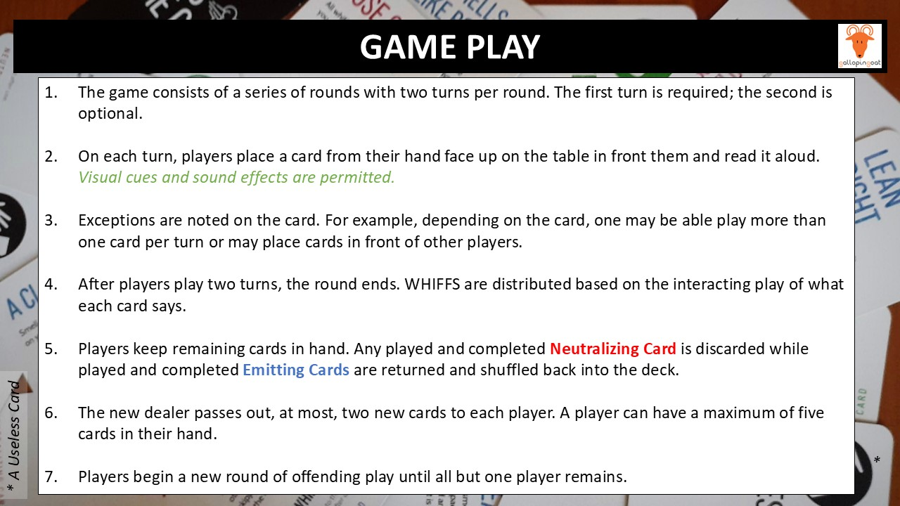 Whiff: A Survival Card Game by Galloping Goat - Gamefound